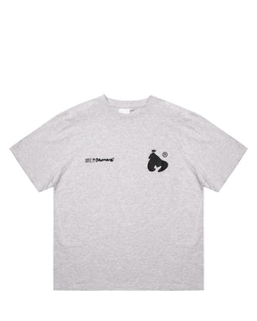 Money Ape Sig Tee Grey Melange – MONEY