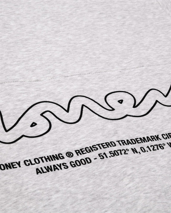 Money Ape Sig Tee Grey Melange – MONEY